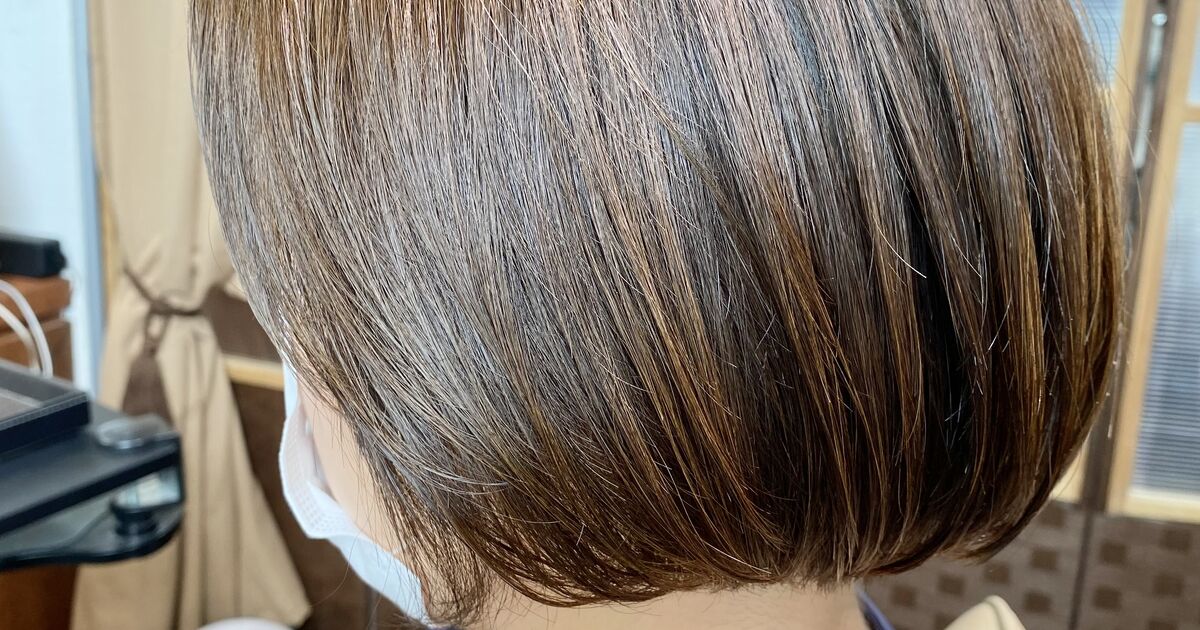 浜松市北区で暑さを軽減させるボブを切りました。 | 浜松市北区で親しまれる美容院としてお客様へ向けたブログも更新しています